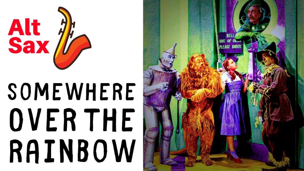 176 Somewhere Over The Rainbow Alt Saxophone - Tutorial Tenorsaxophon ...