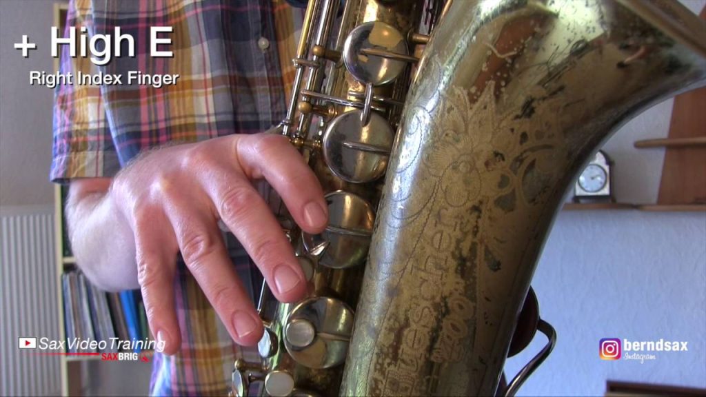 Sax #shorts - How to play High E with Palm Keys? - SAXBRIG - Schule für ...